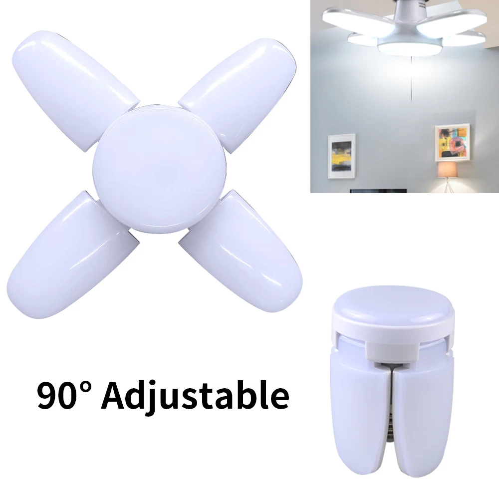 Hot-Fan-Shape-LED-Bulb-E27-LED-Lamp-Foldable-220V-110V-Light-Bulbs-For ...