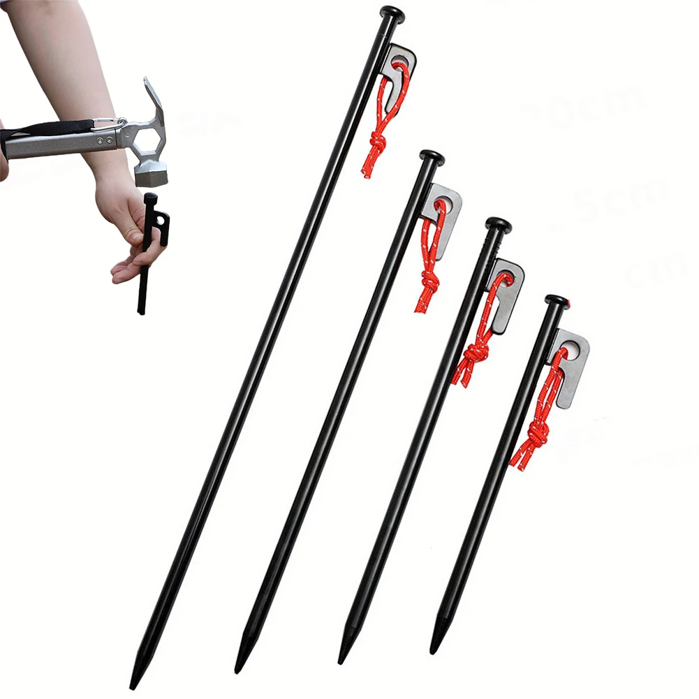1Pcs-Metal-Alloy-Tent-Pegs-Garden-Stakes-Ground-Nail-Heavy-Duty-Hammock ...