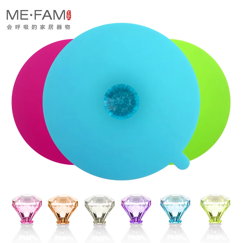 New-Universal-Mug-Cover-Luxury-Acrylic-Diamond-Handle-Colorful-Silicone ...