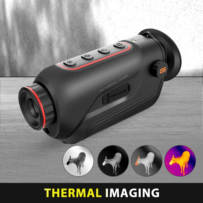 Nieuwe Warmtebeeldcamera Jacht Beeldvorming Monoculaire Affordablenight Vision Scope Infrarood ...