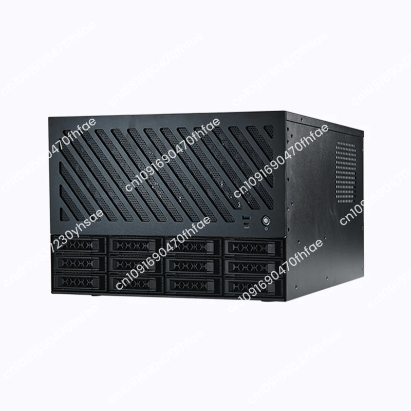 12 disk NAS chassis rack mounted storage server supports 360 degree ...