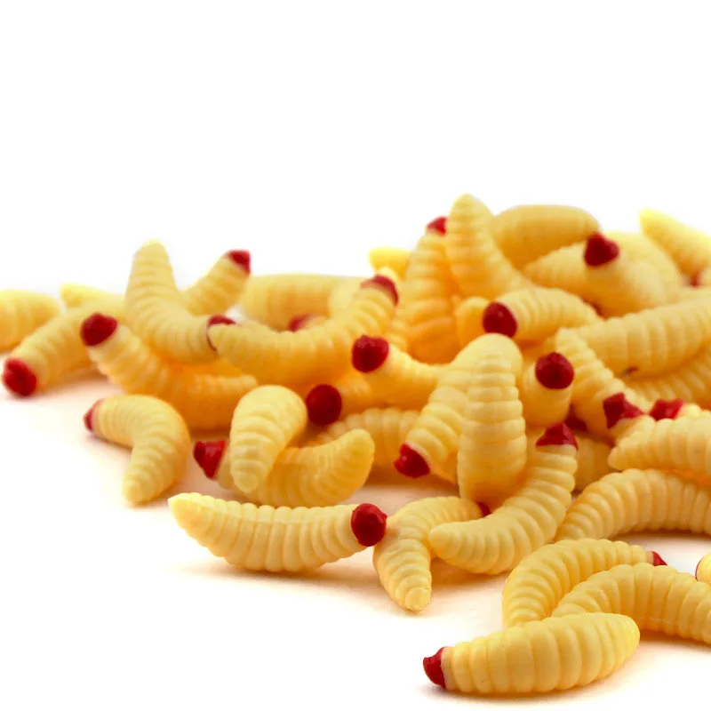 Nymphs Fishing Trout | Fishing Lure Bait | Maggot Worm Fly - 100pcs ...