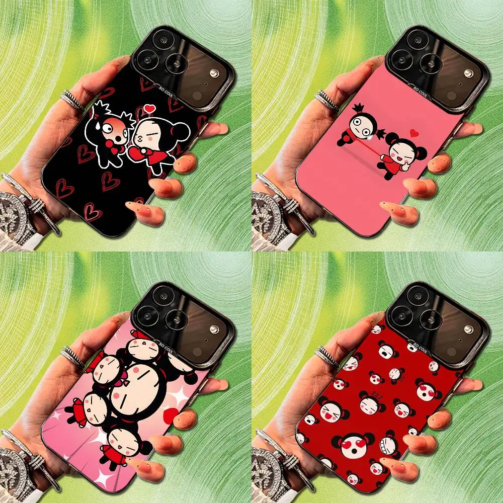 Cute P-Pucca-ES Love Art Phone Case For iPhone 14,17,13,12,11,16,15 ...