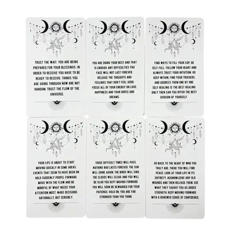 Cartas de oráculo con mensaje de espíritu, cartas de Tarot A 54 ...