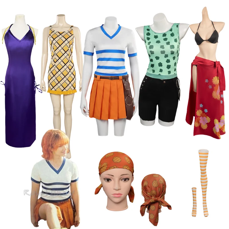 One-Piece-Nami-Cosplay-Costume-Women-Girls-Belt-Sail-Outfits-Fantasia ...
