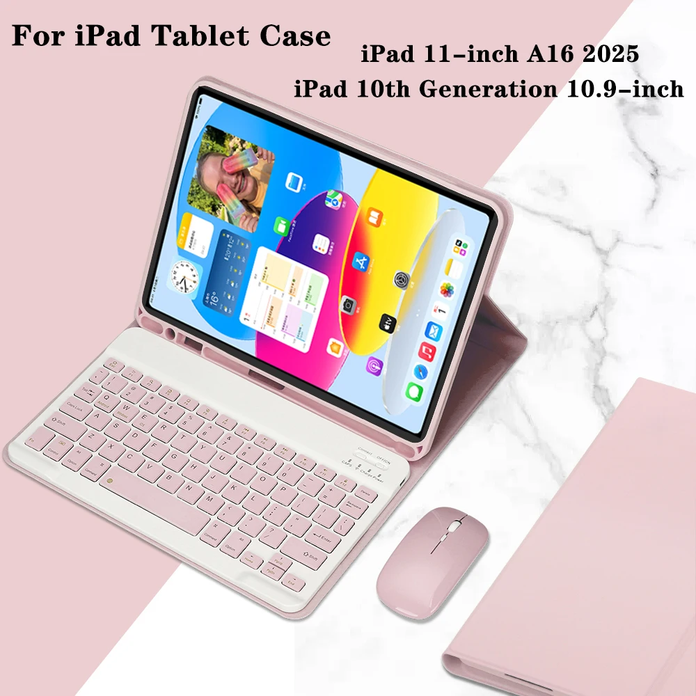 For iPad 10th Generation 10.9 Inch Case with Keyboard,Detachable ...