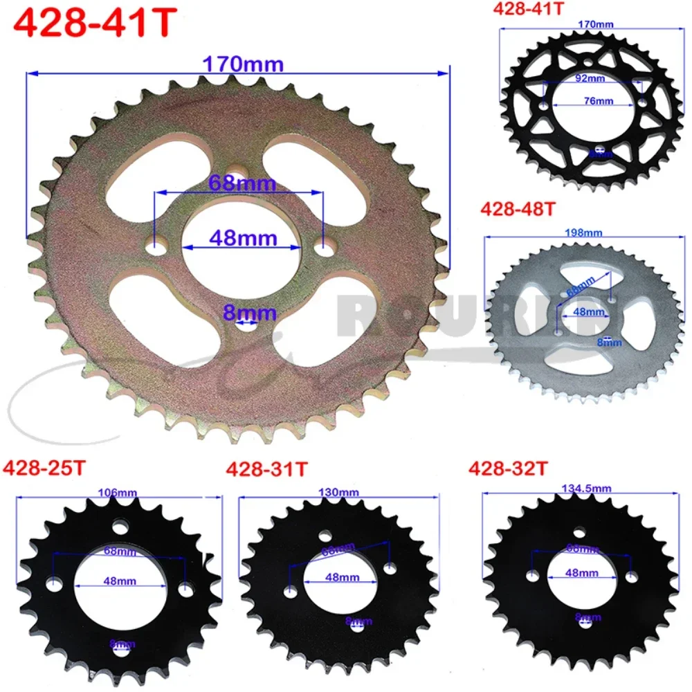 428-Chains-25T-31T-32T-37T-39T-41T-42T-48T-48mm-76mm-Rear-Chain-Sprocket-for.jpg