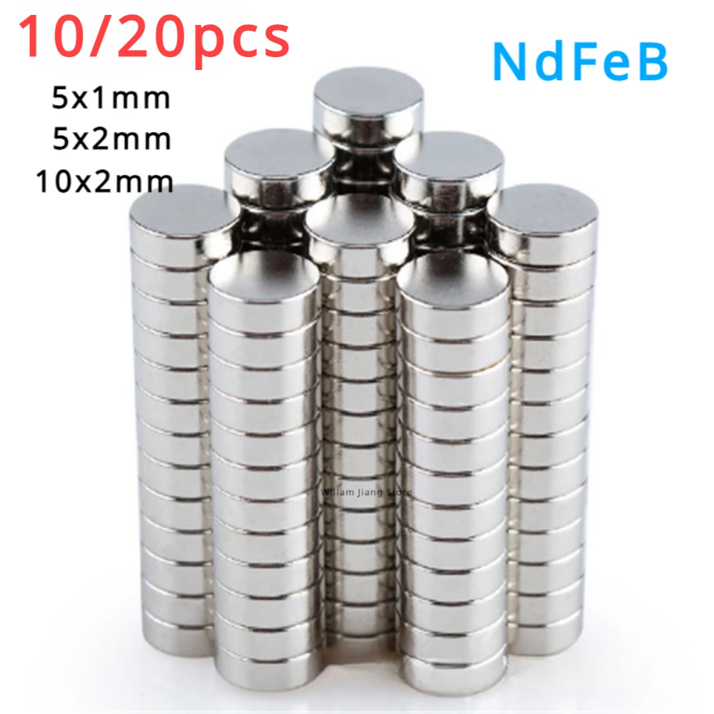 Neodymium-Magnet-10x2mm-Strong-Neodymium-Permanent-NdFeB-Magnet-Disc ...