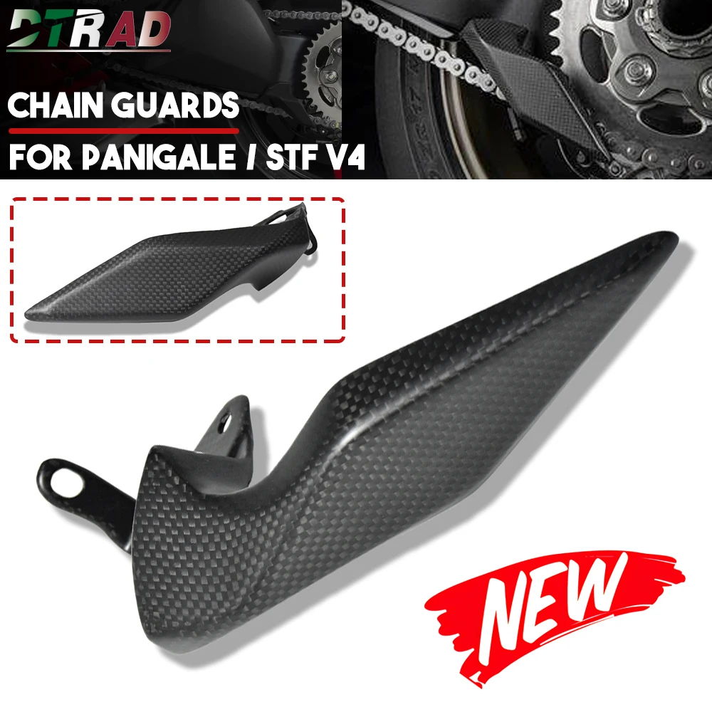 For-DUCATI-Panigale-V4-S-R-Streetfighter-V4S-Carbon-Fiber-Lower-Chain ...