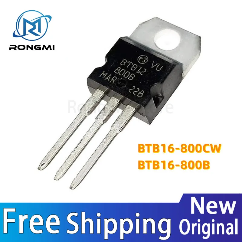 10 units/lot BTB16-800CW BTB16-800B BTB16-800BW BTB16-800 BTB16 TO220 ...