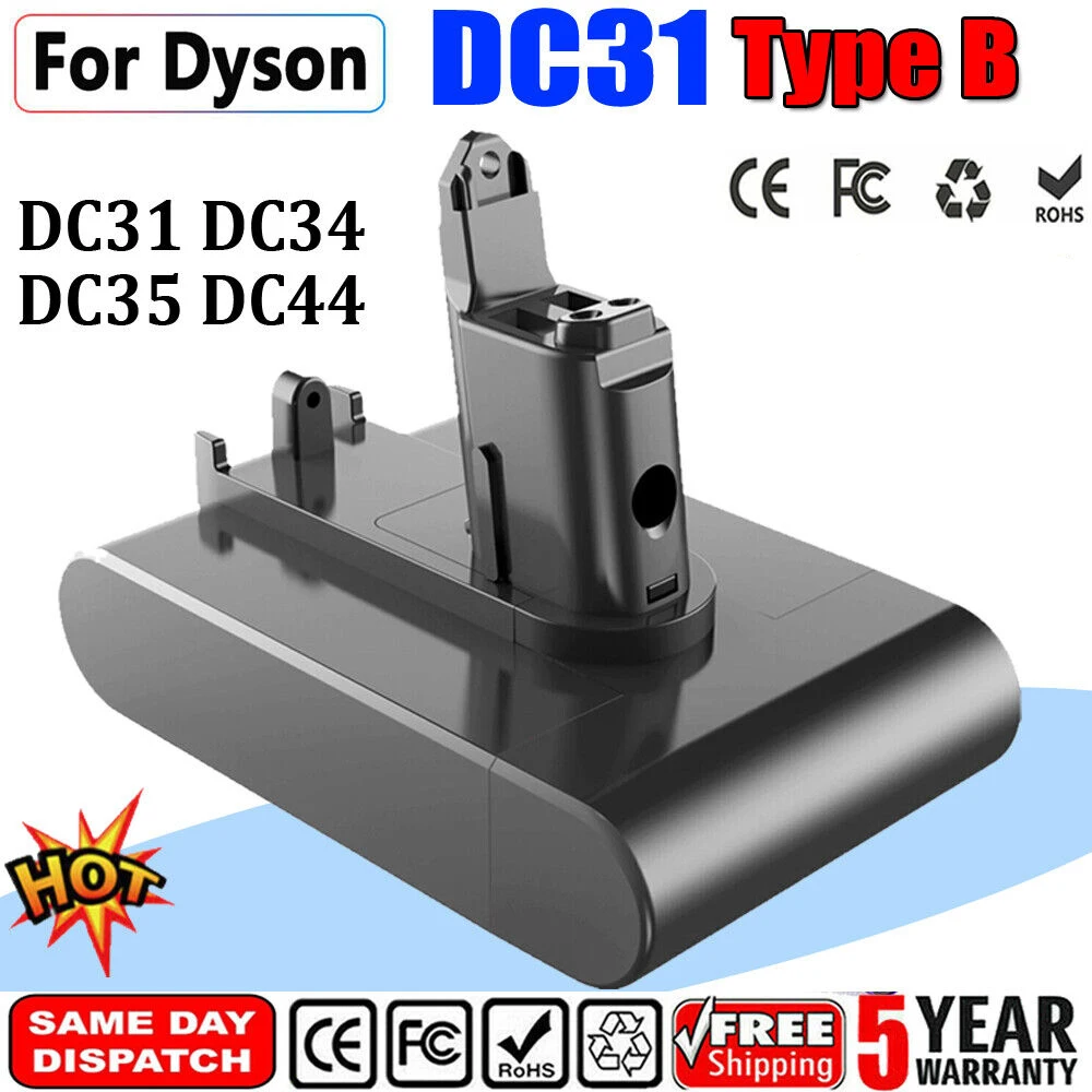 DC31-Type-B-Battery-22-2V-4000mAh-Li-ion-Vacuum-Battery-for-Dyson-DC35 ...