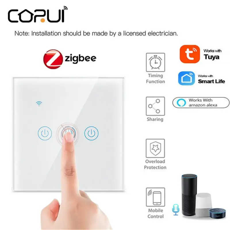 CORUI-EU-Tuya-Zigbee-Smart-Light-Touch-Switch-Smart-Life-Tuya-APP ...