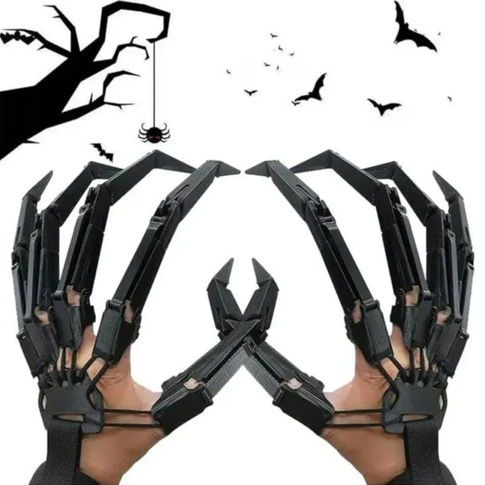 Halloween-Articulated-Fingers-Scary-Fake-Fingers-Skeleton-Hand-Cosplay ...