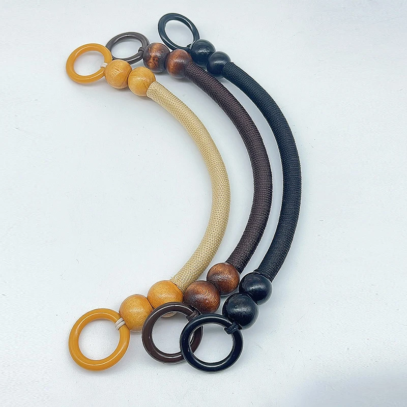 1Pc-Wooden-Bead-Handbag-Handle-Bag-Handles-Rope-Weave-Wooden-Bead ...