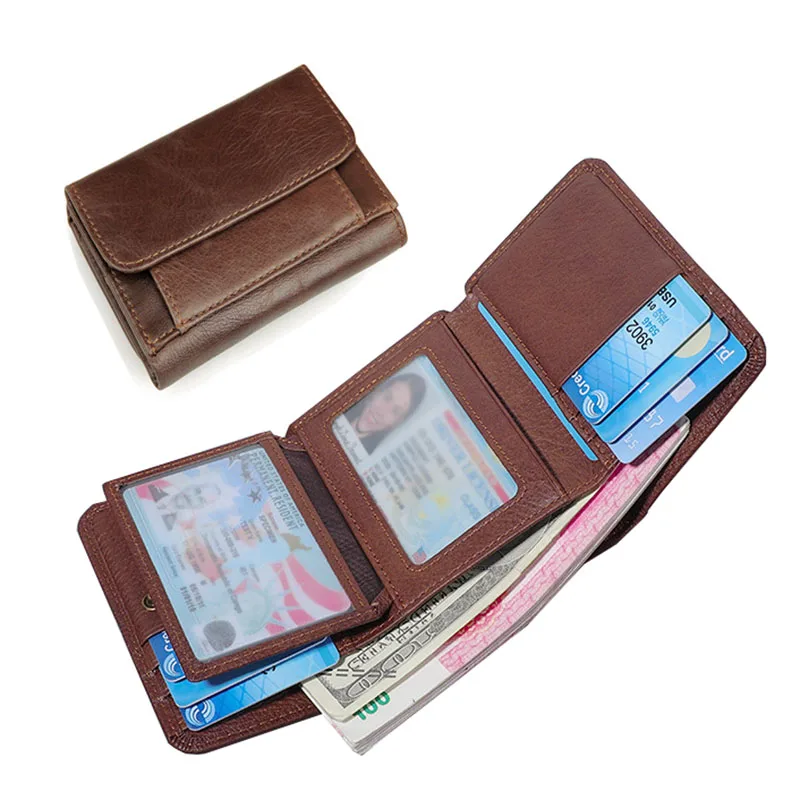 Carteiras-de-couro-genu-no-vintage-para-homens-couro-de-vaca-de ...