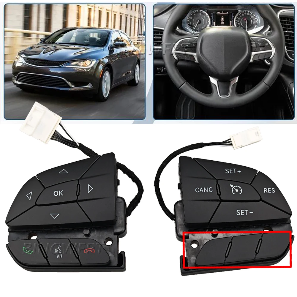For Jeep CHEROKEE Steering Wheel Cruise Control Switch 68245348AA ...