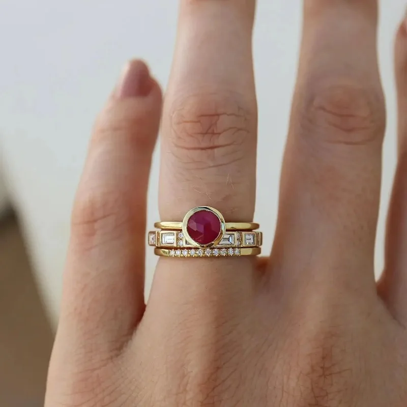 3pcs-Dazzling-Red-Round-Stone-Fashion-Engagement-Gold-Color-Rings-Party ...