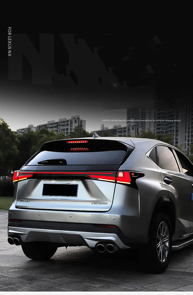 LED-Taillights-Assembly-For-LexusNX-2014-2021-nx200-nx300-Sequential ...
