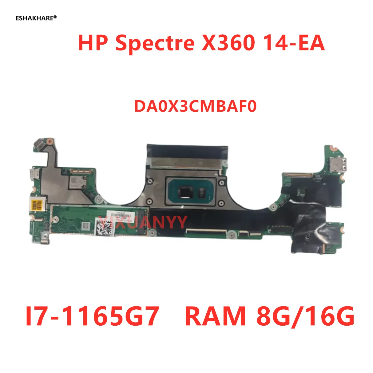 DA0X3CMBAF0 For HP Spectre X360 14-EA Laptop Motherboard with CPU I7 ...