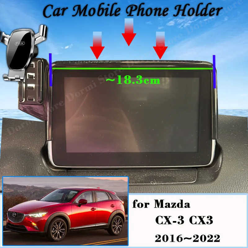 Car-Mount-for-Mazda-CX-3-CX3-Sport-DK-2016-2022-Screen-Mobile-Phone ...