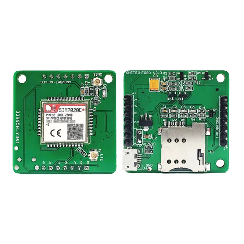 SIMCOM SIM7020C Development Board LTE FDD B1/B3/B5/B8 LCC NB IoT Module Breakout Board ...