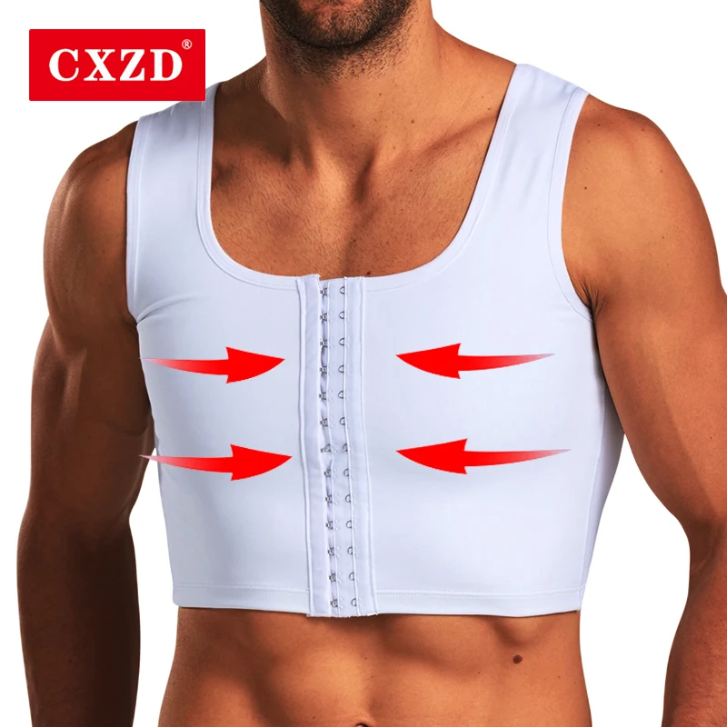 CXZD-Men-Body-Shaper-Slimming-Chest-Push-Up-Corset-Compression-Waist-Trainer-Building-Shapewear ...