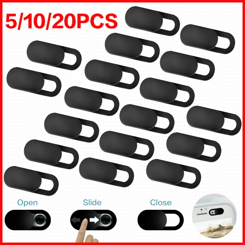 Camera Cover Shutter Magnet Slider Plastic Webcam Cover for iPad Tablet ...