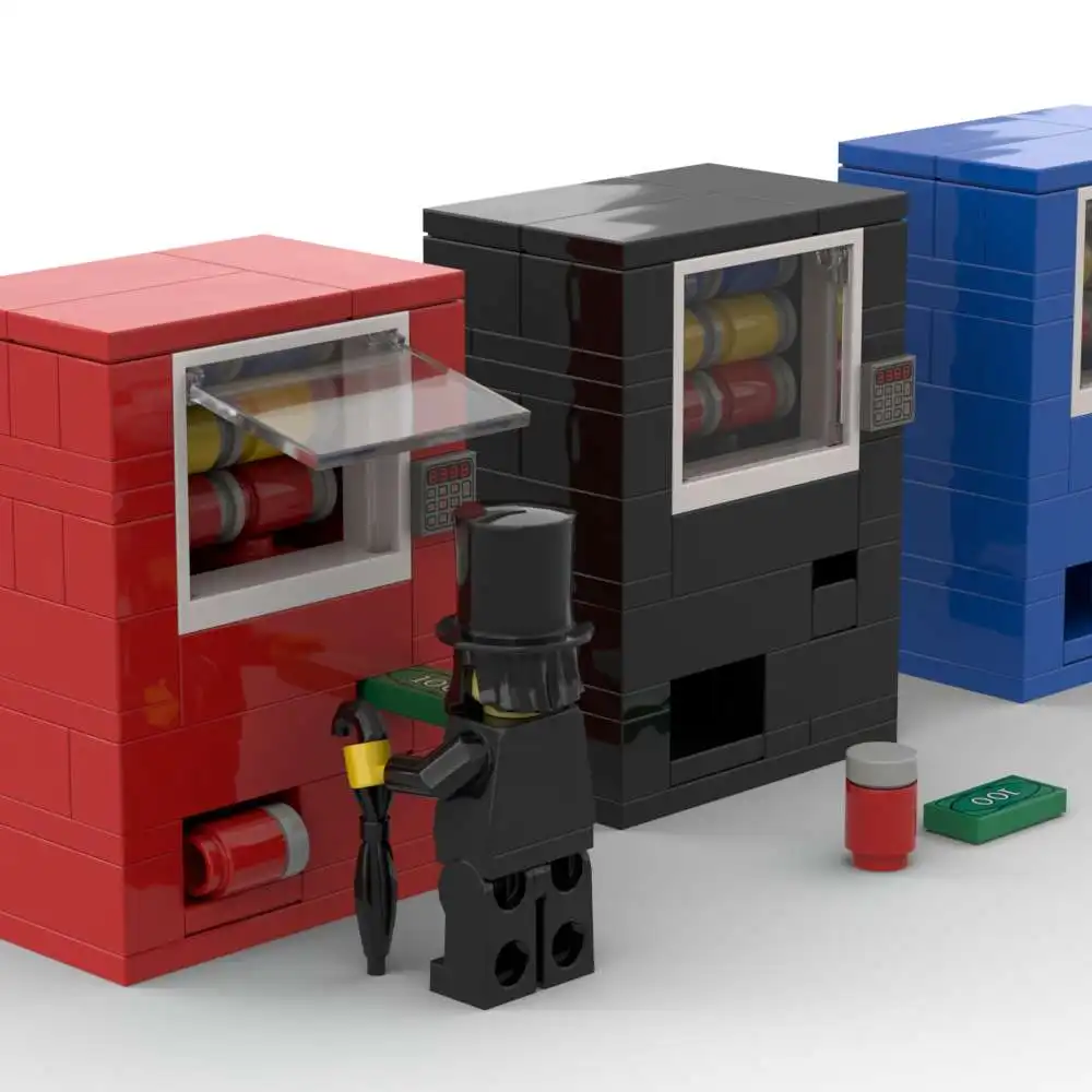 MOC Building Block Model Ornament, Blockman City Daily Necessities ...