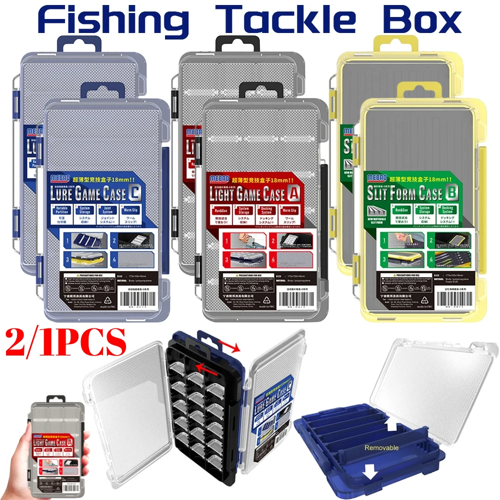 2-1PCS-Fishing-Bait-Box-Waterproof-Bait-Lure-Hook-Boxes-Portable ...