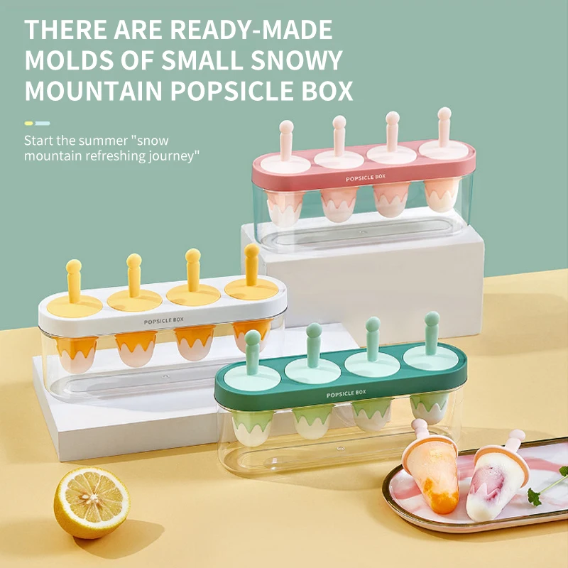 Ice-Cream-Mold-Silicone-Food-Grade-Ice-Cream-Model-Children-s-Homemade ...