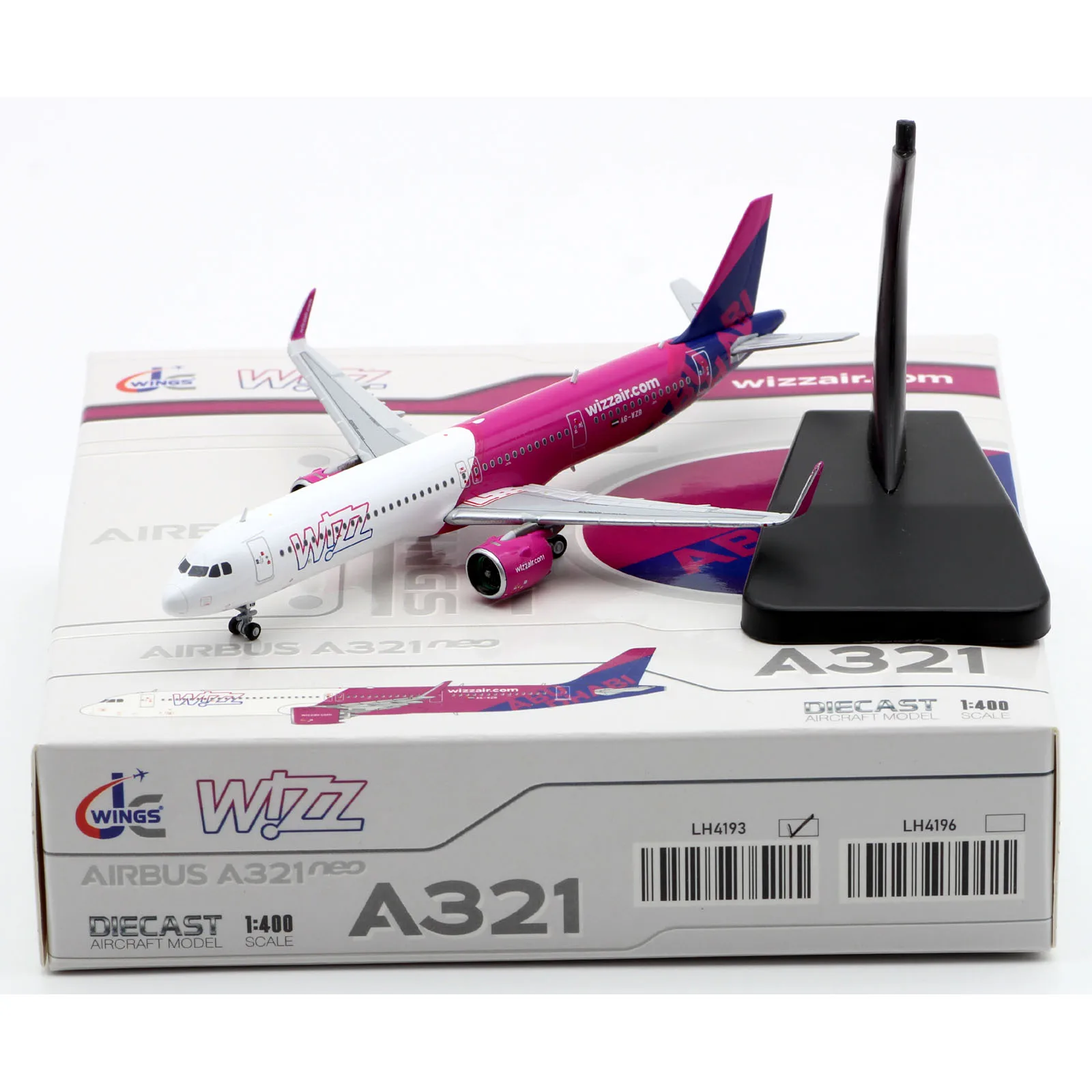 LH4193-Alloy-Collectible-Plane-Gift-JC-Wings-1-400-Wizz-Air-Abu-Dhabi ...