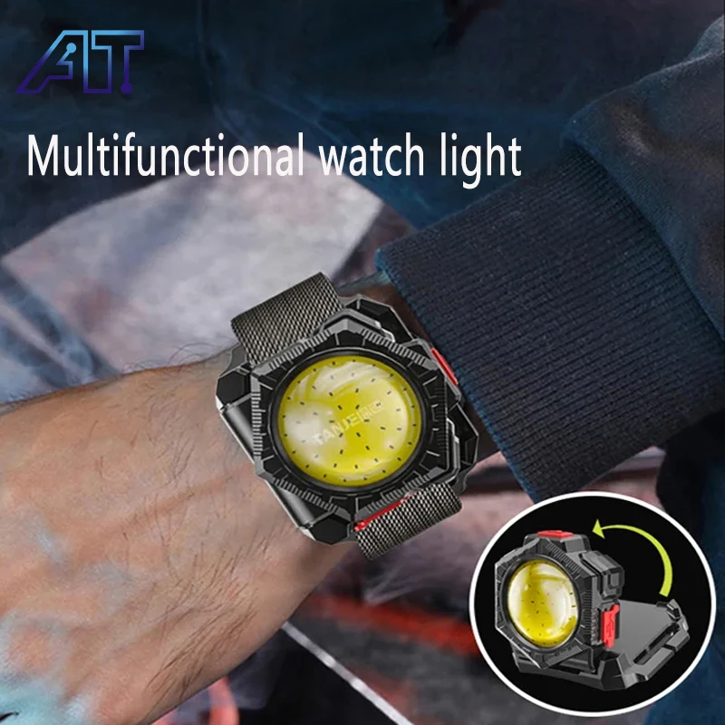 LED-Wrist-Light-Portable-Flashlight-USB-Rechargeable-Watch-Lamp-Wrist ...