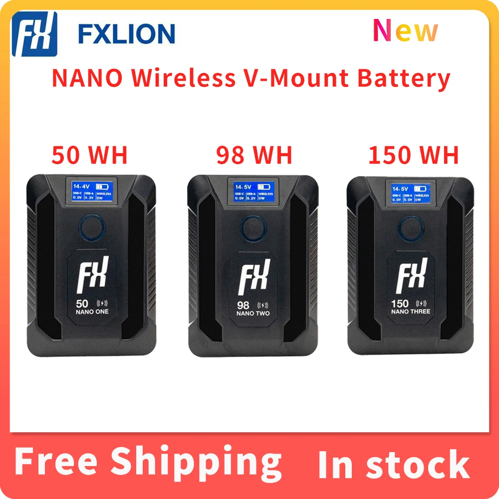 FXlion-NANO-One-Two-Three-Wireless-V-Mount-Battery-For-Phone-USB-C-With ...