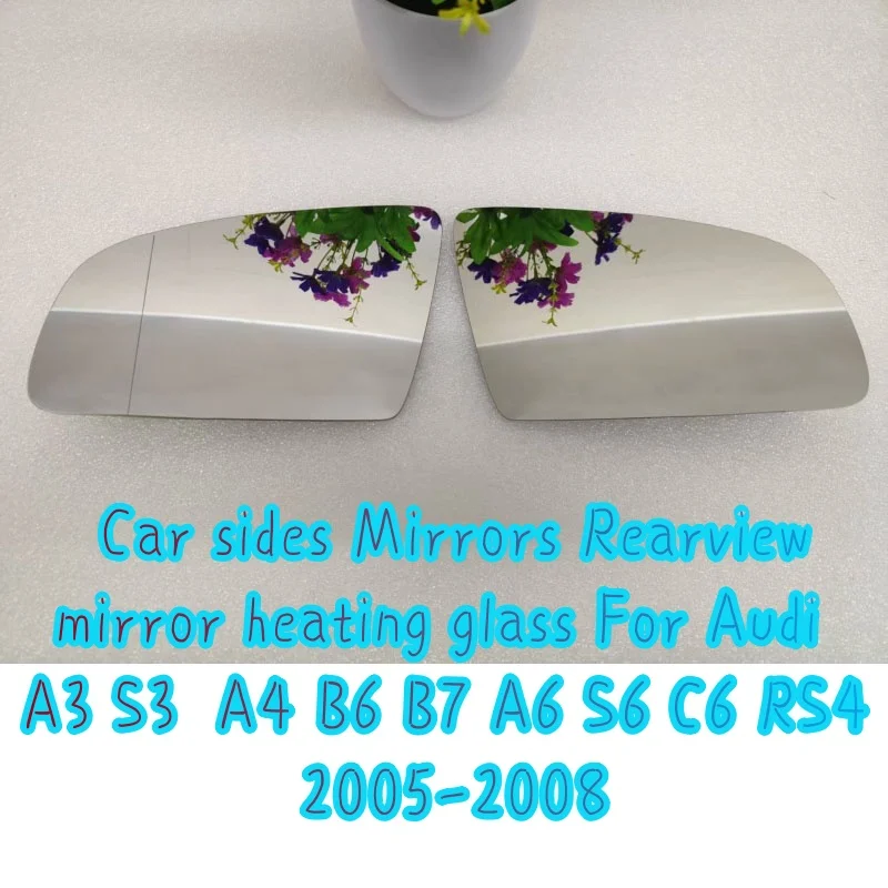 Car sides Mirrors Rearview mirror heating glass For Audi A3 S3 A4 B6 B7 ...