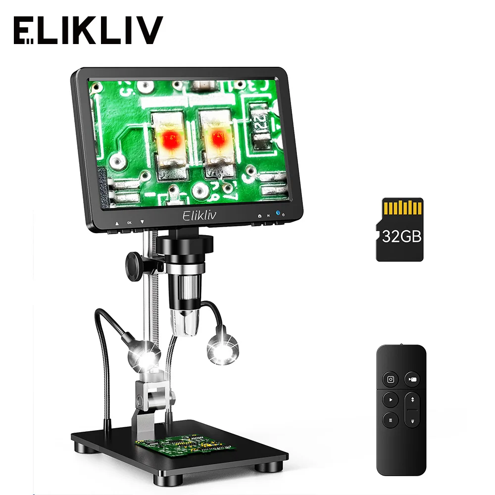 Elikliv-EDM9-Pro-7-IPS-Electronic-Digital-Microscope-1200X-HDMI ...