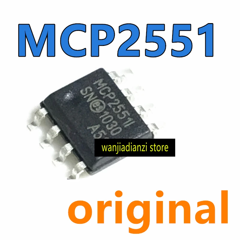 5pcs-MCP2551I-MCP2551-MCP2551-I-SN-MCP2551T-I-SN-SOP8-CAN-Interface ...