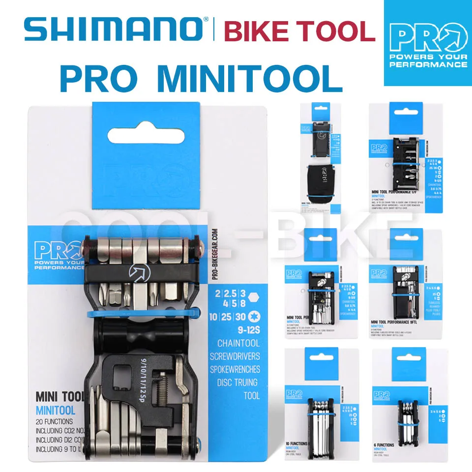 SHIMANO-Pro-Mini-Tools-Bicycle-Folding-Tool-Tire-Repair-Kits-Multitool ...