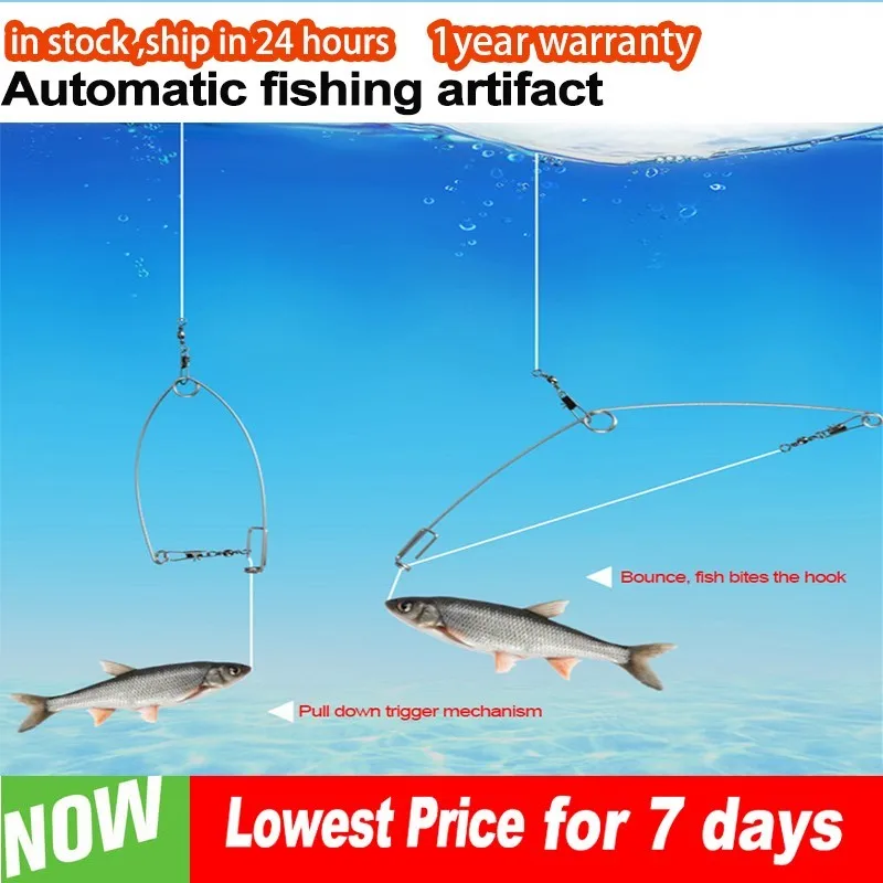 1pcs-Stainless-Steel-Camping-Automatic-Fishing-Artifact-Device ...