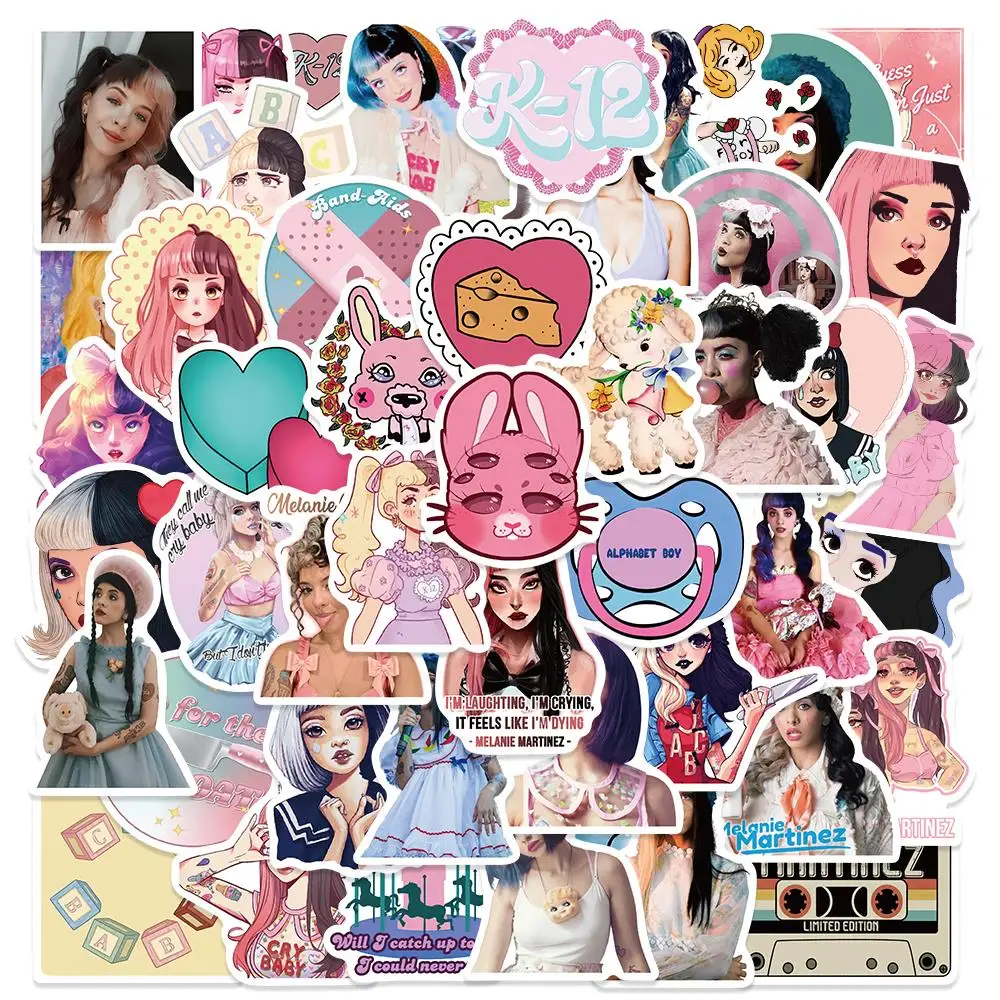 50Pcs-Singer-Melanie-Martinez-Stickers-for-Water-Bottles-Laptop ...