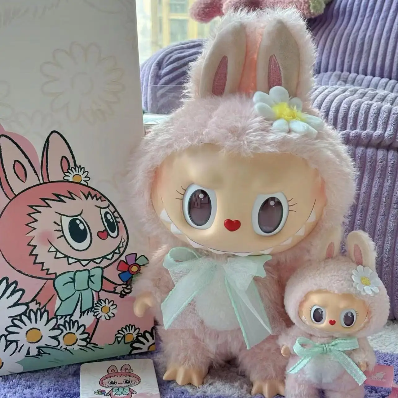 Mokoko-1st-Spring-Flower-Sweetheart-Pink-Labubu-Vinyl-Doll-Kawaii ...
