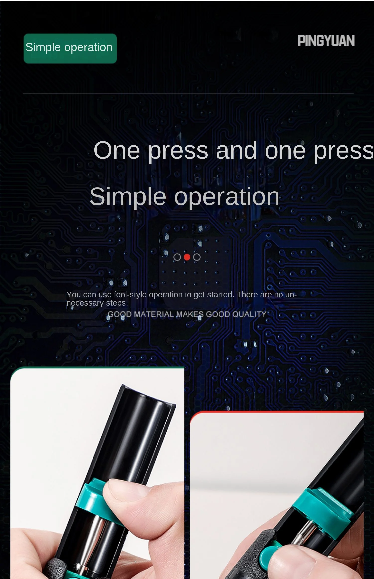 Fer-poste a souder,Pistolet à dessouder,pompe d'aspiration en étain SS-331H,pistolet d ...