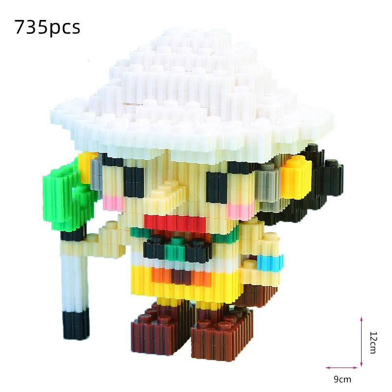 Mini bloques de construcción de Anime Luffy Joe Ba Sorong Chopper ...