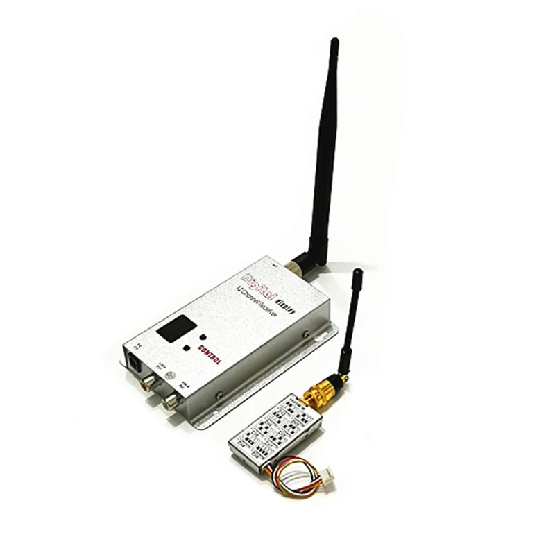 1Set Customized 1.2G 1W Wireless Audio Video Transmitter Receiver ...