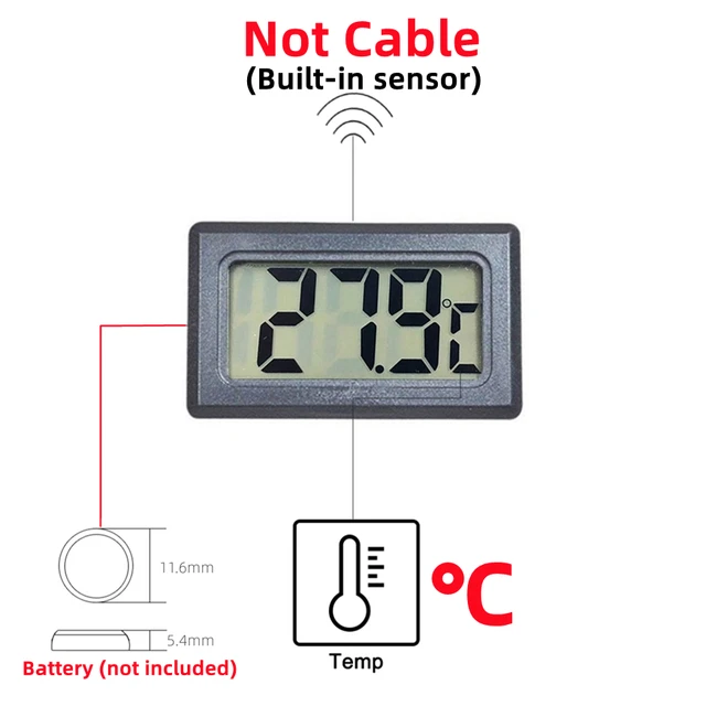 Mini Digital LCD Indoor Convenient Temperature Sensor Humidity Meter ...