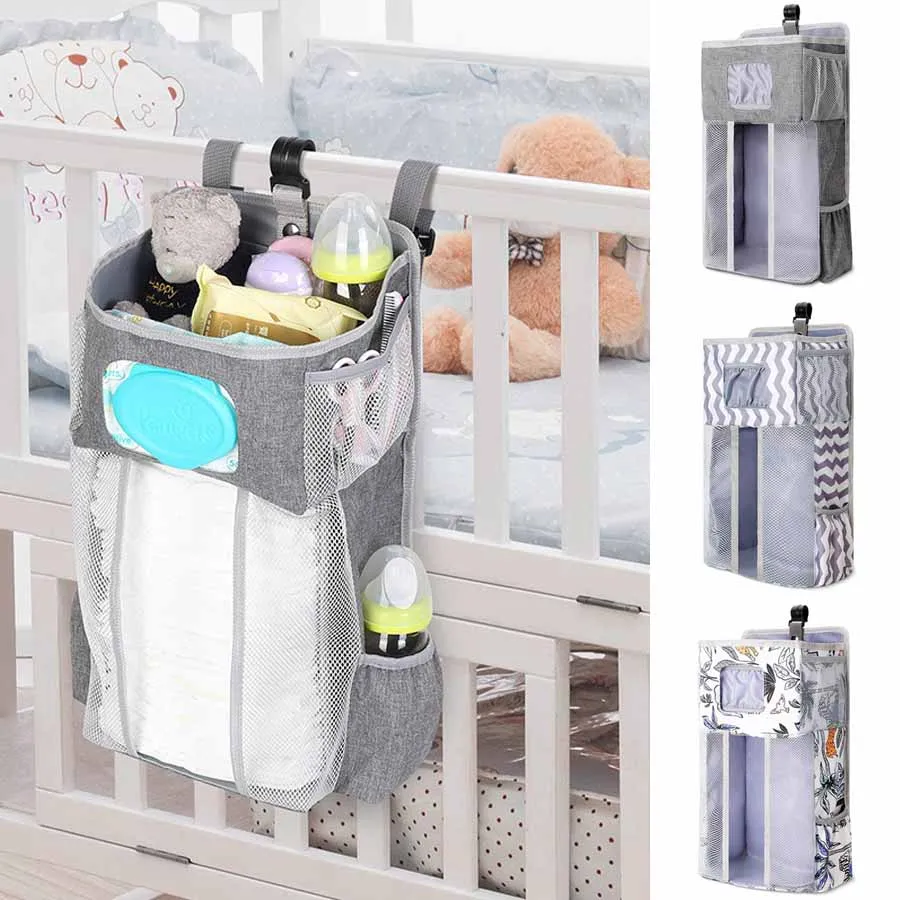 Baby Diaper Hanging Organizer Diaper Stacker for Changing Table Crib ...