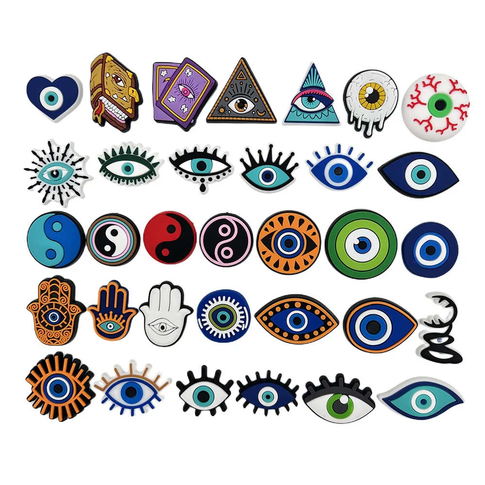 Eye-Charms-Accessories-Shoes-DIY-Wristbands-PVC-Gengar-Backpack-Cute ...