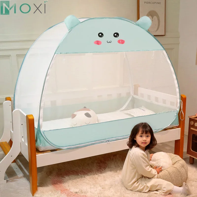 Children-s-Mosquito-Net-Bed-Dome-Free-Installation-Double-Bed-Full ...