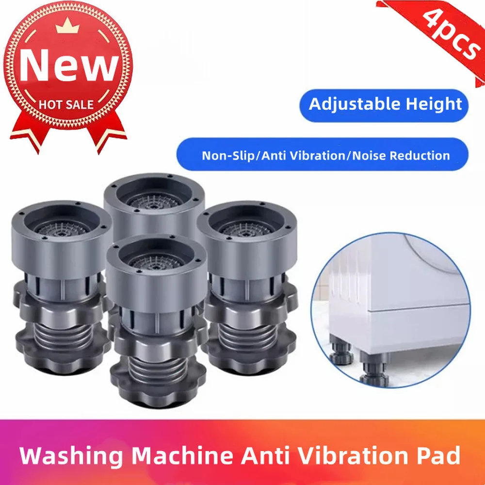 Adjustable Height Anti Vibration Pad Washing Machine Balance Fixed Base ...