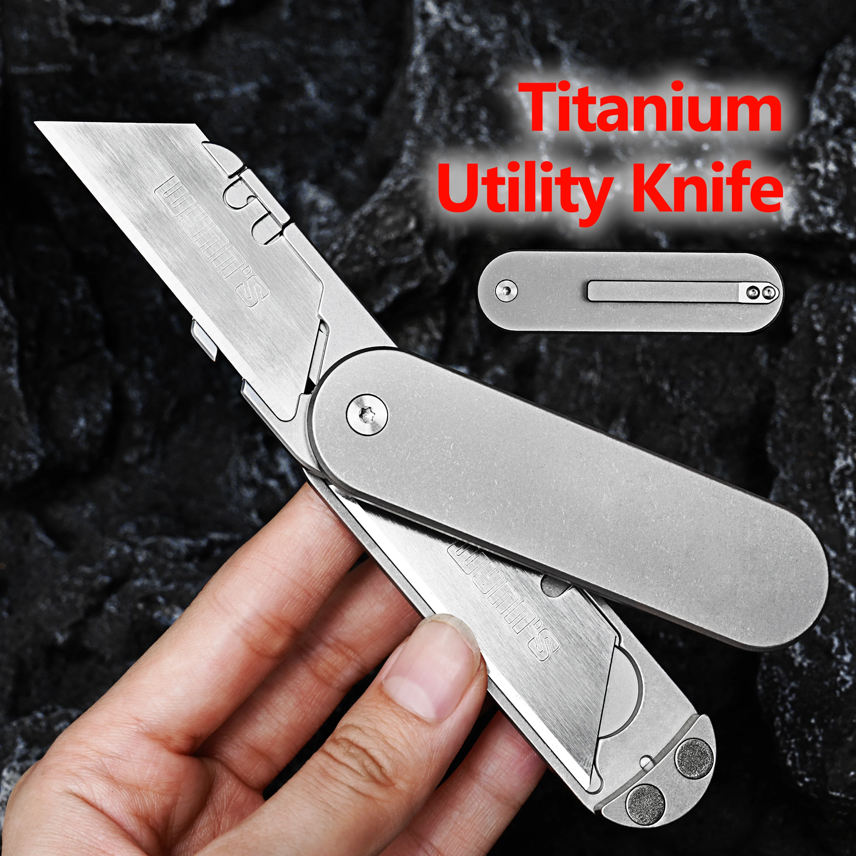 Titanium-Alloy-Folding-Utility-Knife-Multifunctional-Cutting-Tool ...