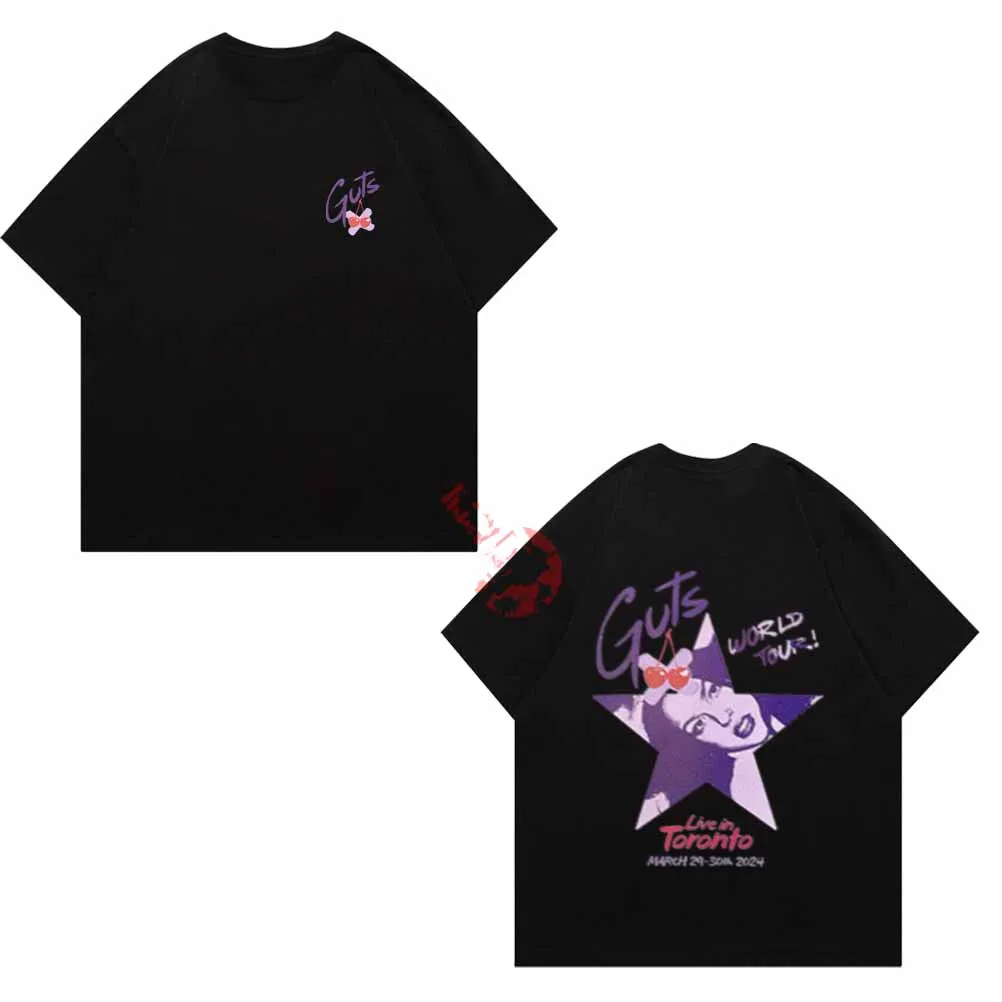 Guts-World-Tour-Olivias-T-Shirts-Men-Women-Round-Neck-Pure-Cotton-T ...